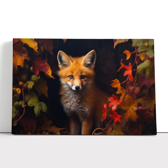 Kna Prints - 1 Pc Poster Fox Photograph 8K No.2 Wall Art Poster Home ...