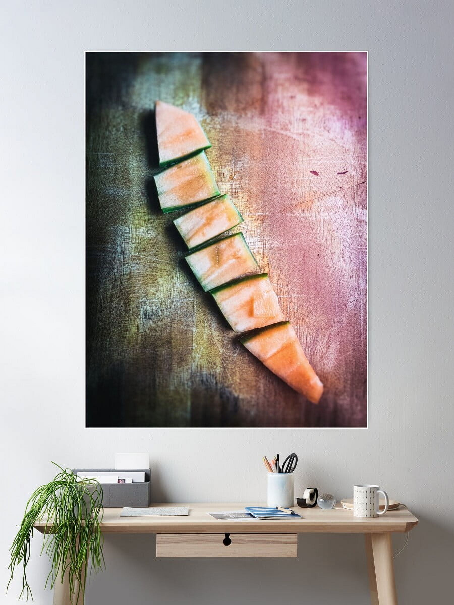 Kna Prints - 1 Pc Poster Fragmented Melon, UNFRAMED-24x36 - Walmart.com