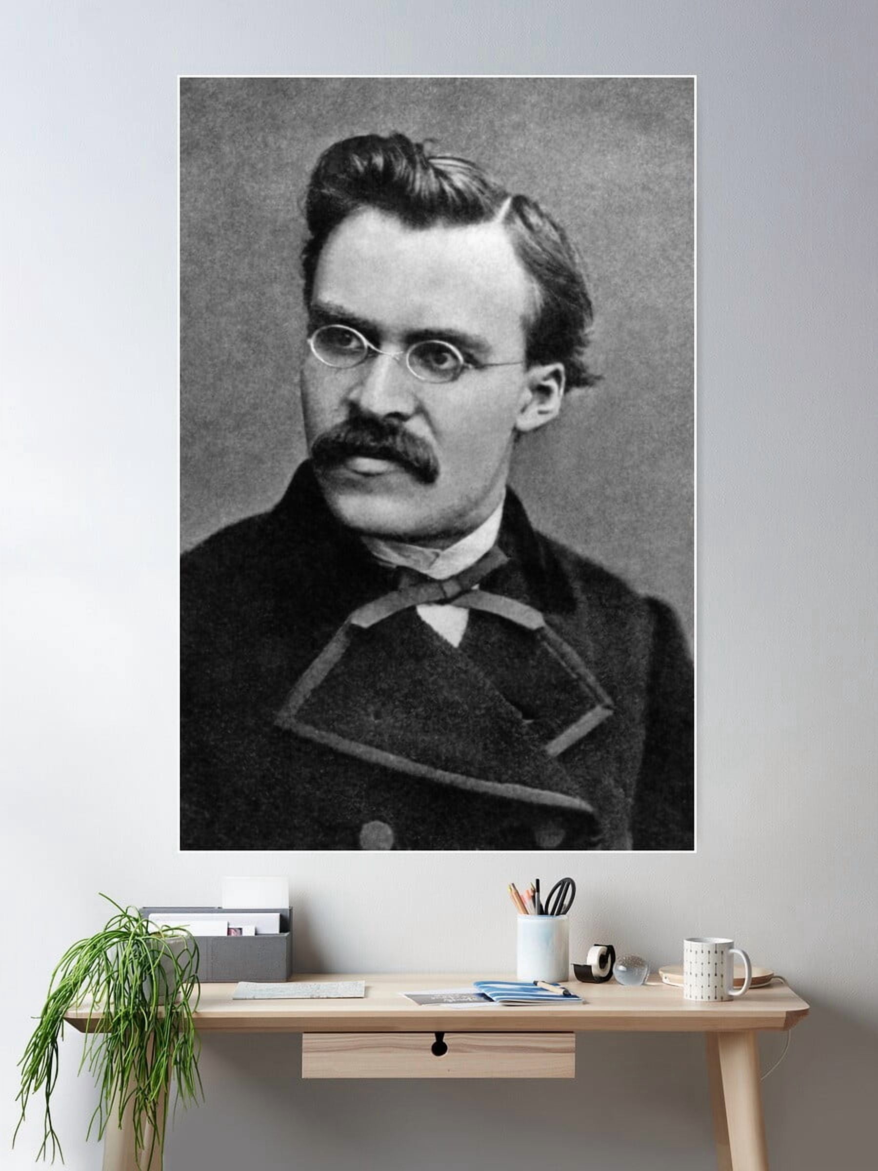 Kna Prints - 1 Pc Poster Friedrich Nietzsche Self Portrait, UNFRAMED ...