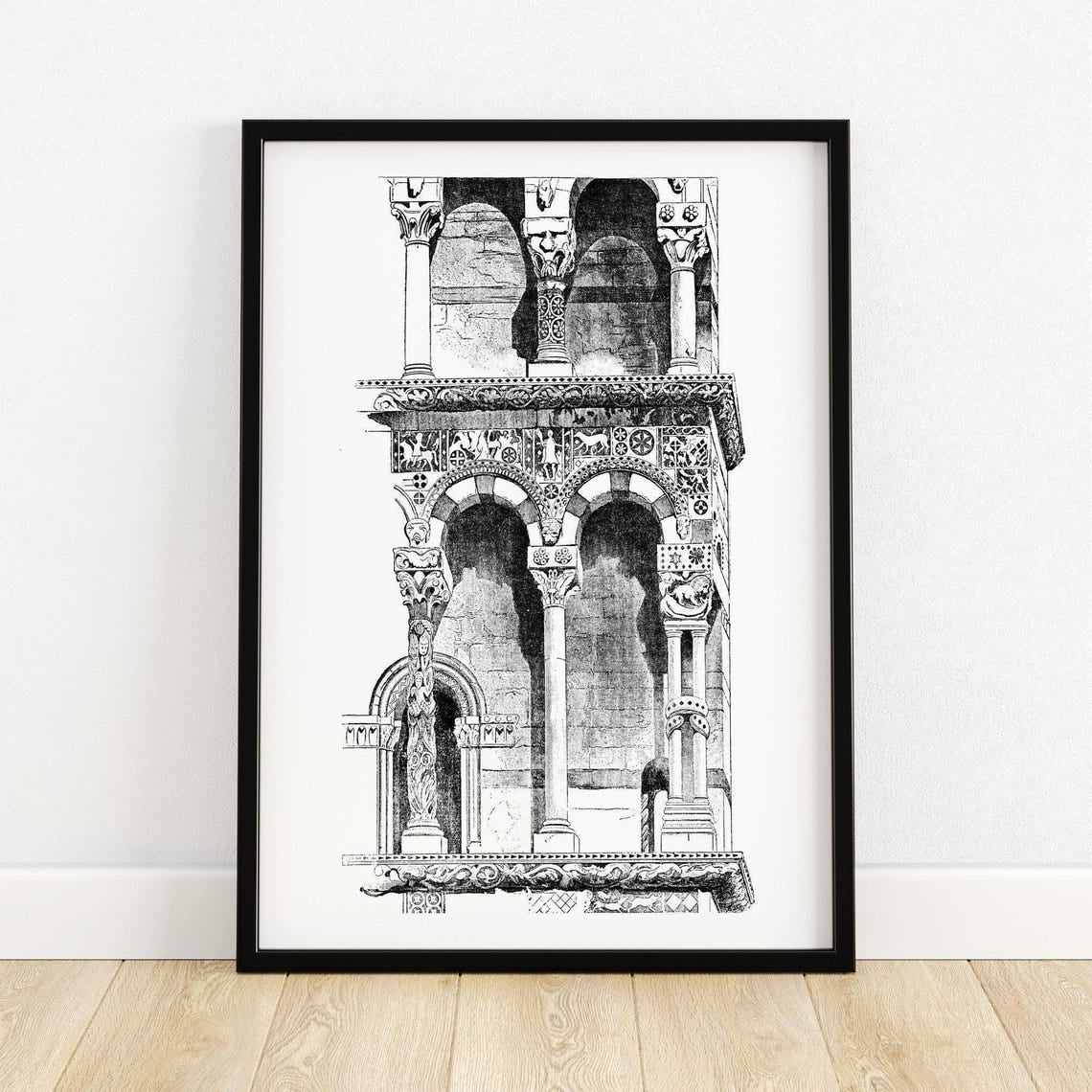 Kna Prints - 1 Pc Poster Front Of St Michelle, Lucca Architectural ...