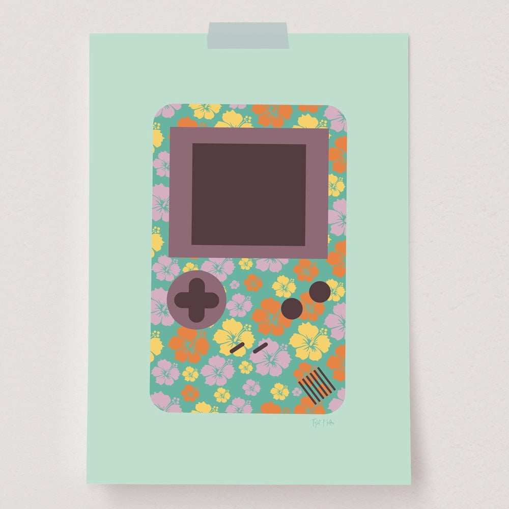 Kna Prints - 1 Pc Poster Game Boy , 90S Poster, Preppy Wall Art, Retro ...