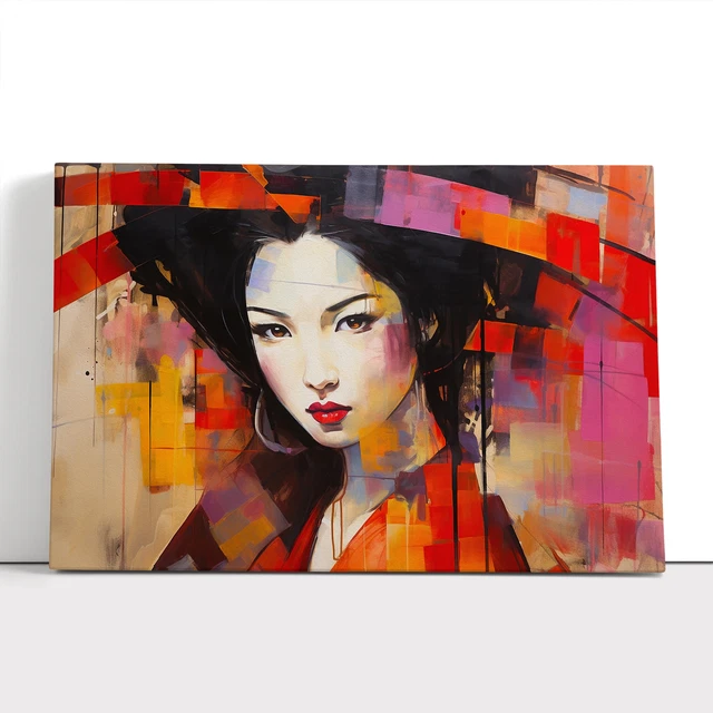Kna Prints - 1 Pc Poster Geisha Abstract Wall Art Poster Home Decor ...