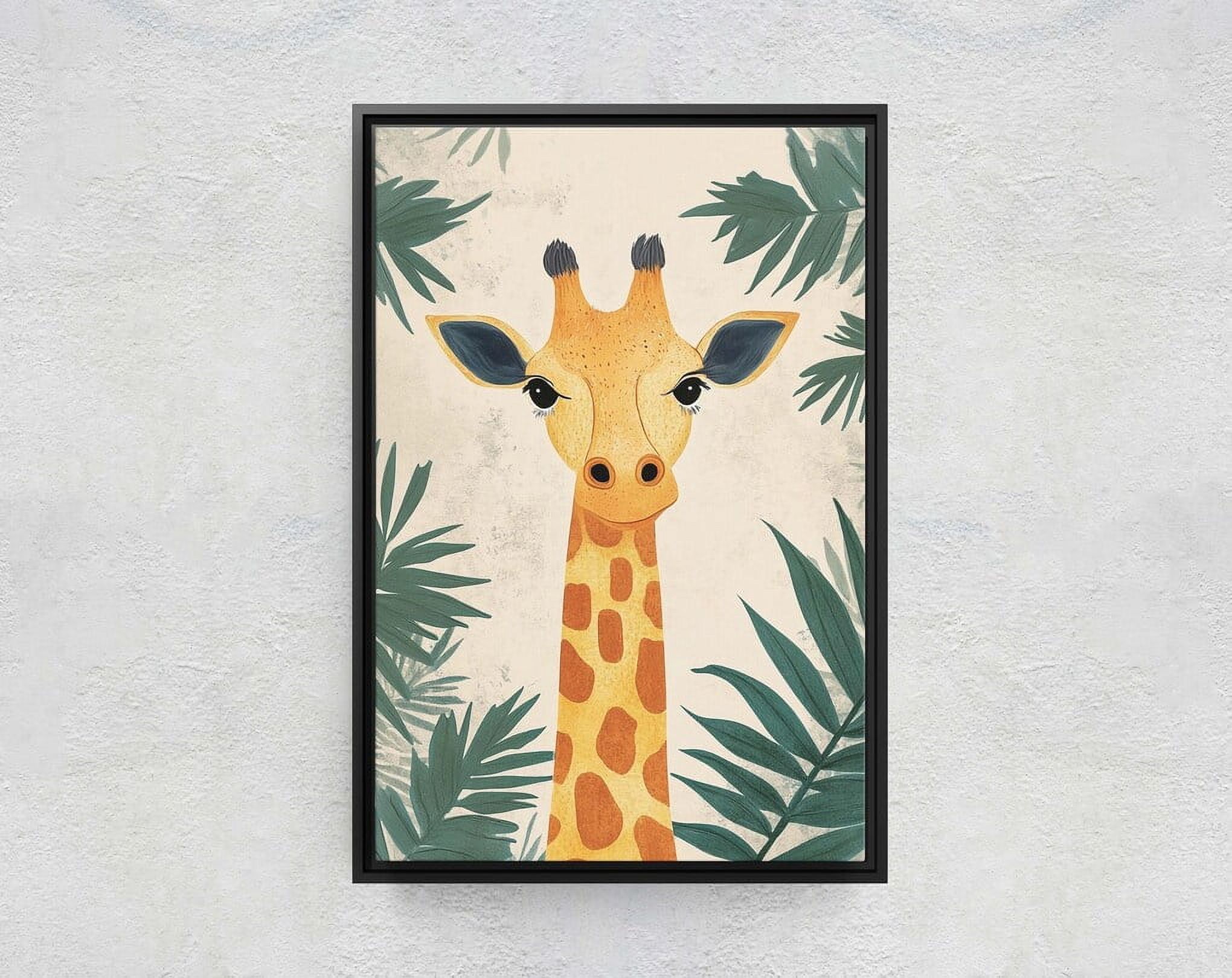 Kna Prints - 1 Pc Poster Giraffe Portrait, Cute Giraffe Print, Giraffe ...