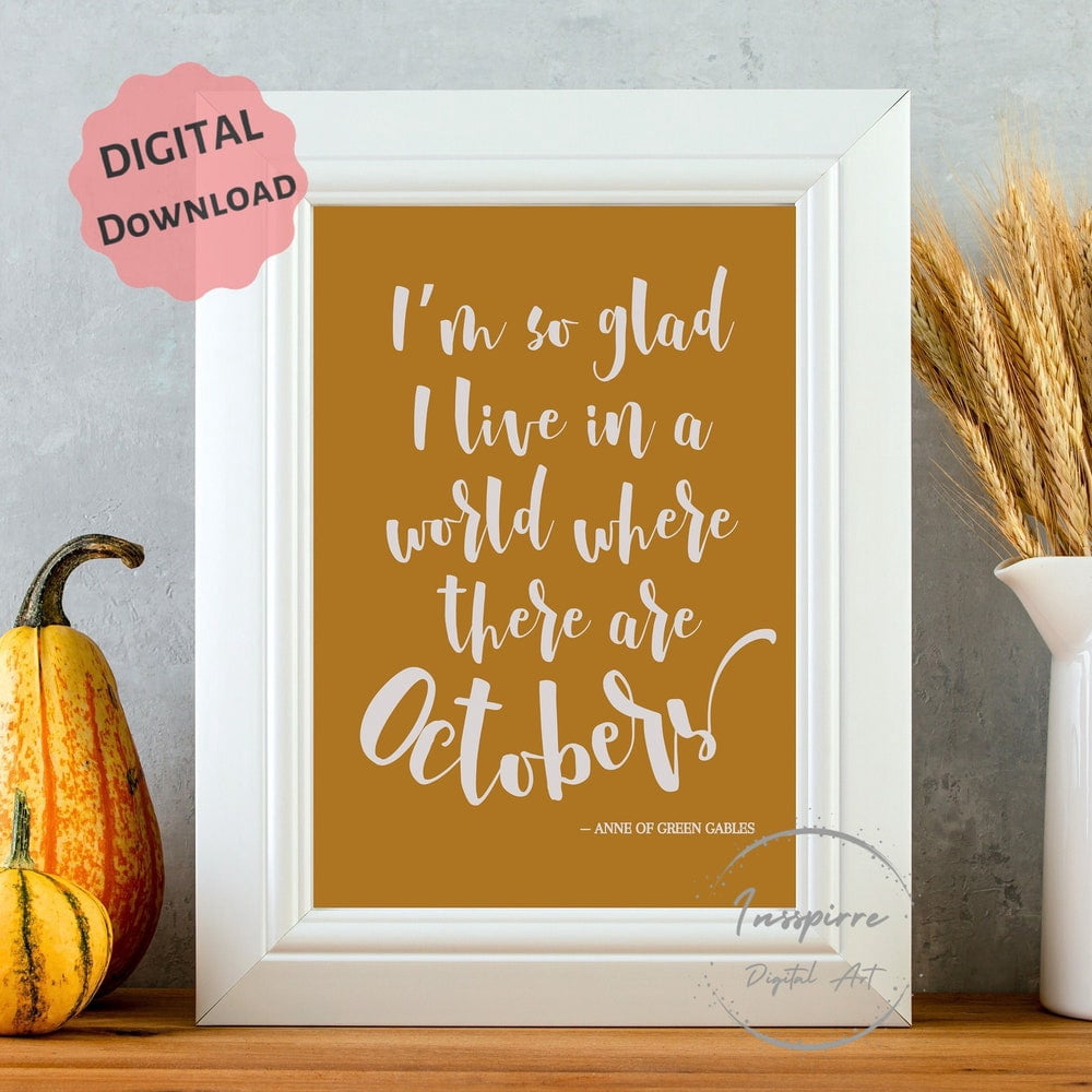 Kna Prints - 1 Pc Poster I'M So Glad I Live In A World Where There Are ...