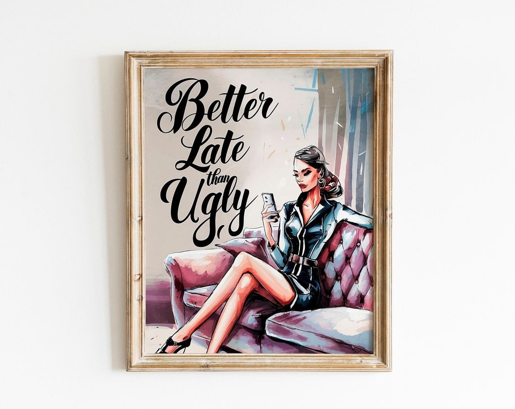 Kna Prints - 1 Pc Poster Glamorous Woman Art Print, Girly Wall Decor ...