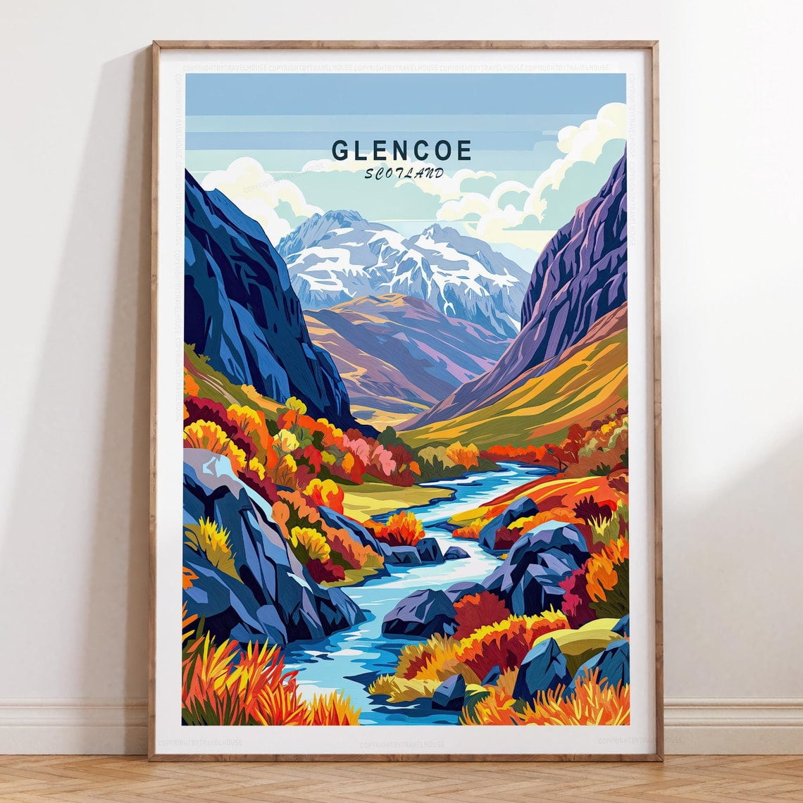 Kna Prints - 1 Pc Poster Glencoe Travel , Glencoe Scotland Travel Wall ...
