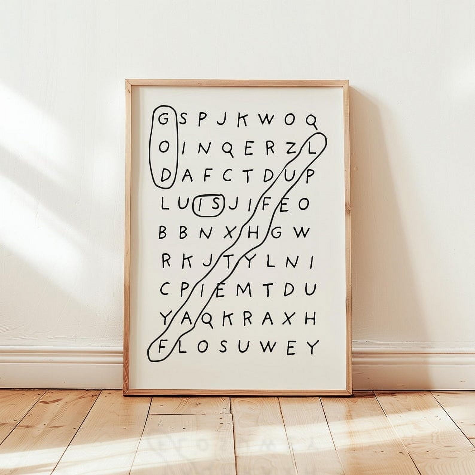 Kna Prints - 1 Pc Poster God Is Faithful Christian Wall Art Black And ...