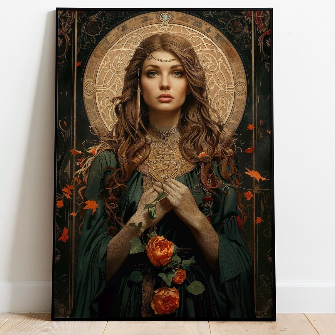 Kna Prints - 1 Pc Poster Goddess Eir, Norse Goddess Of Healing, Goddess ...