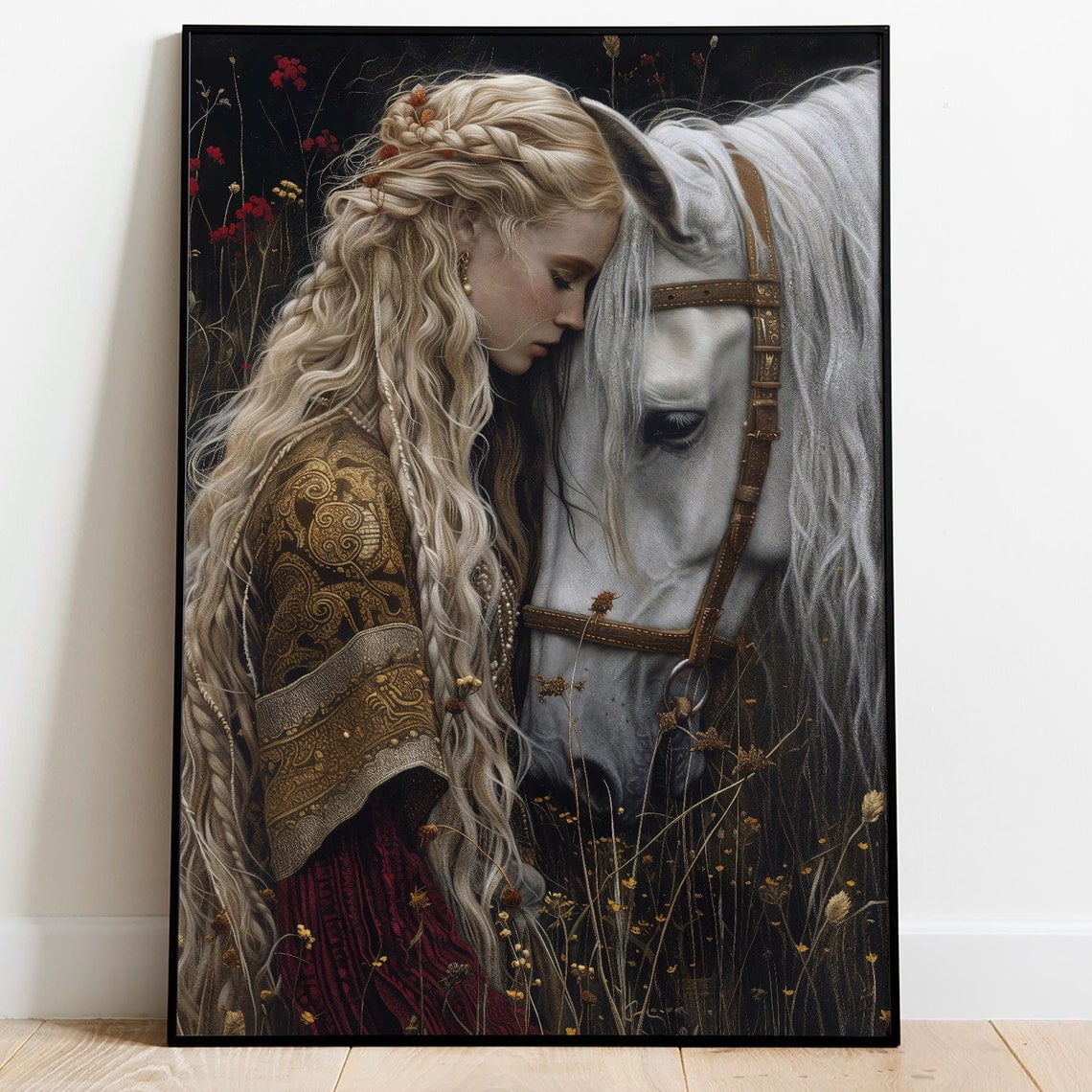 Kna Prints - 1 Pc Poster Goddess Epona Premium , Celtic Goddess Of ...