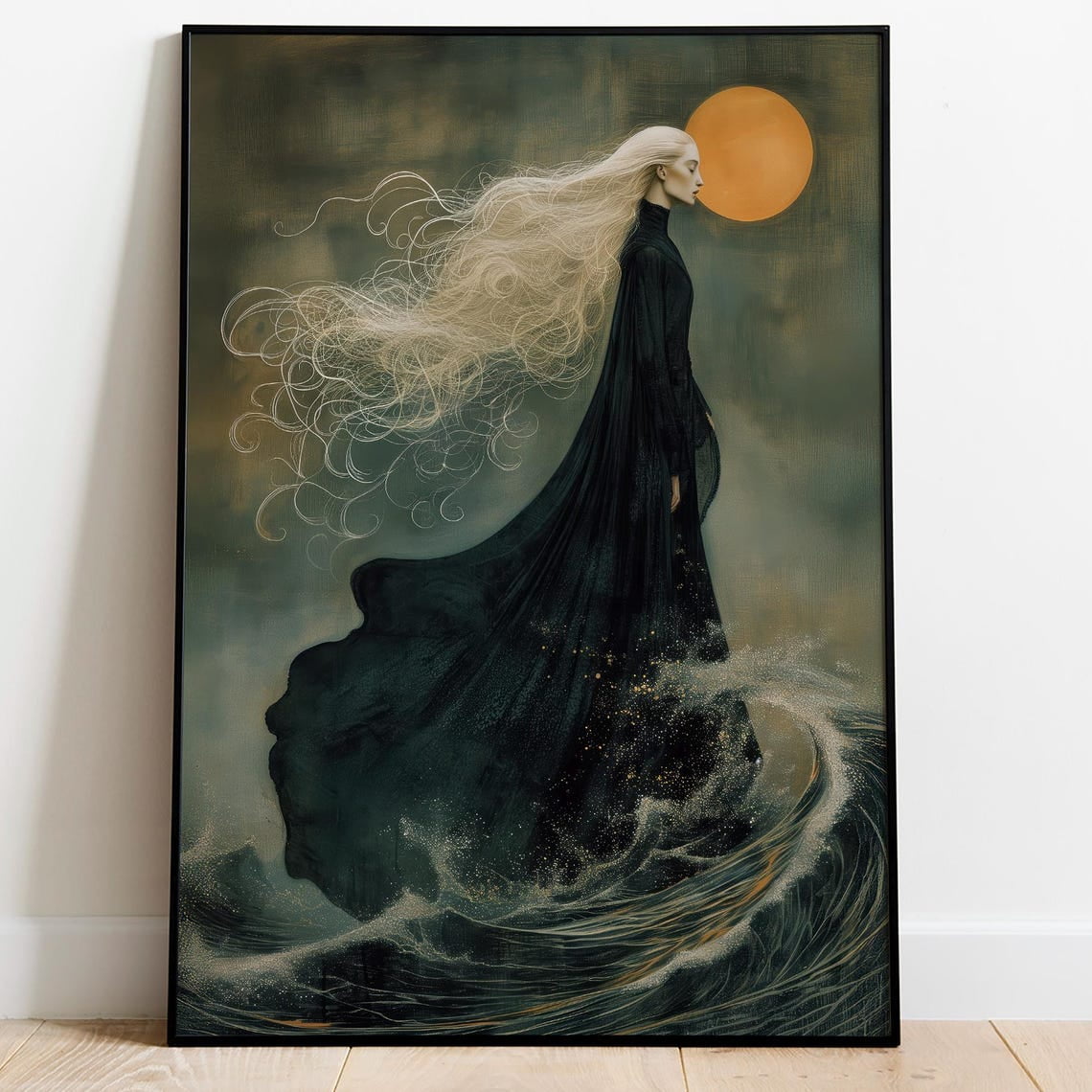 Kna Prints - 1 Pc Poster Goddess Ran Wall Art, Norse Goddess Of The ...