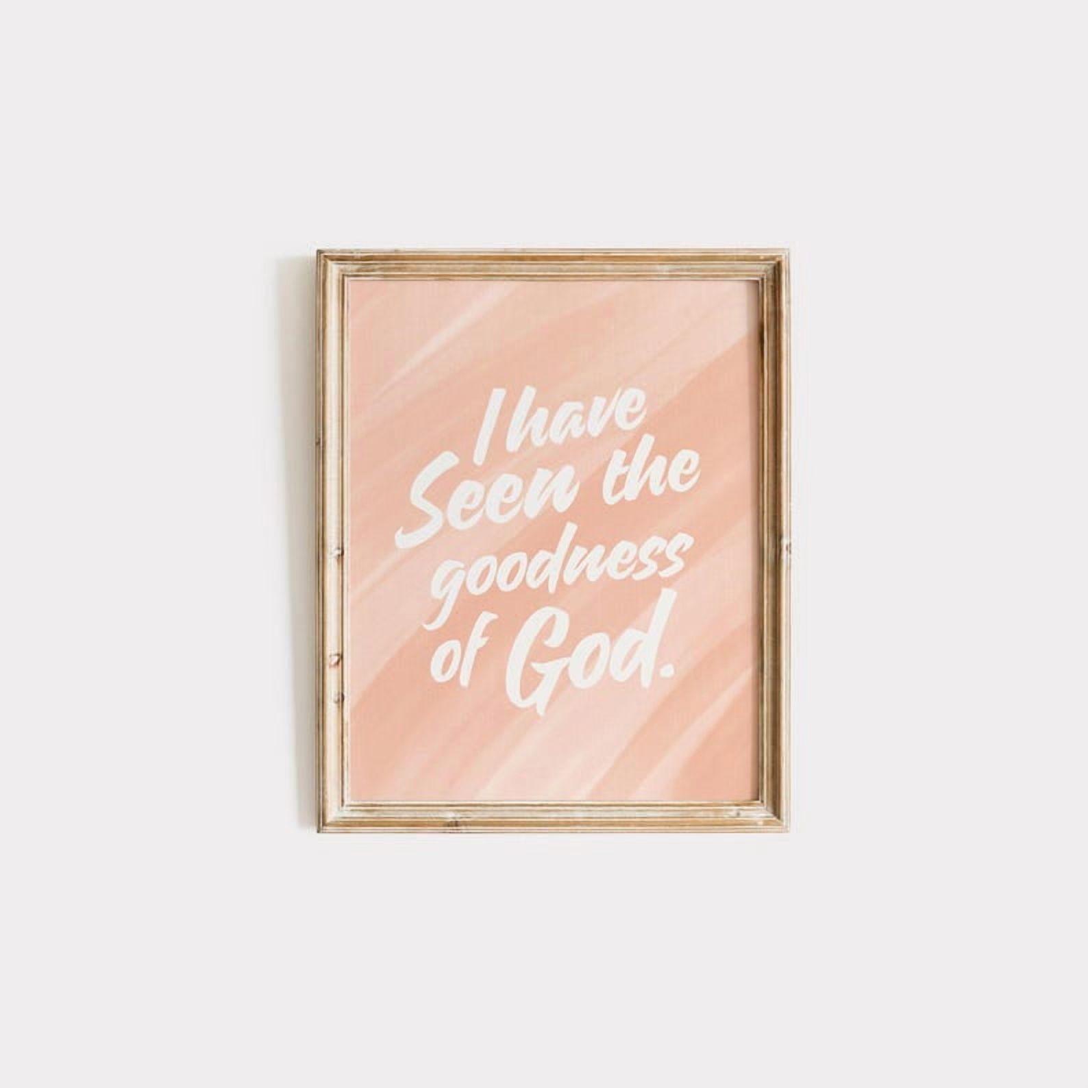 Kna Prints - 1 Pc Poster Goodness Of God Christian Wall Art Prints ...