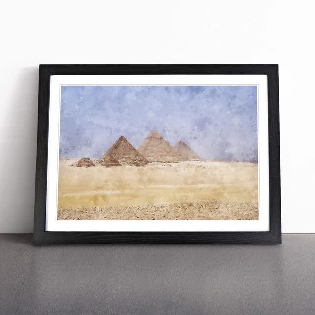 Kna Prints - 1 Pc Poster Great Pyramids Of Egypt Wall Poster Decor ...