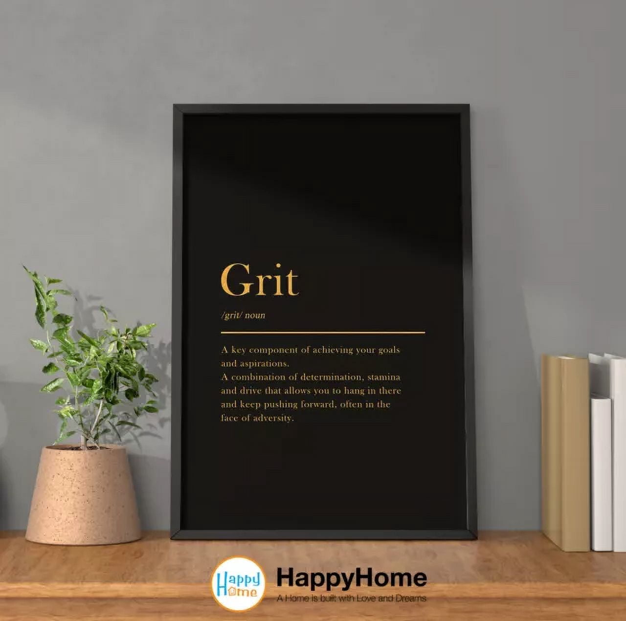 Kna Prints - 1 Pc Poster Grit Definition Poster Motivational ...