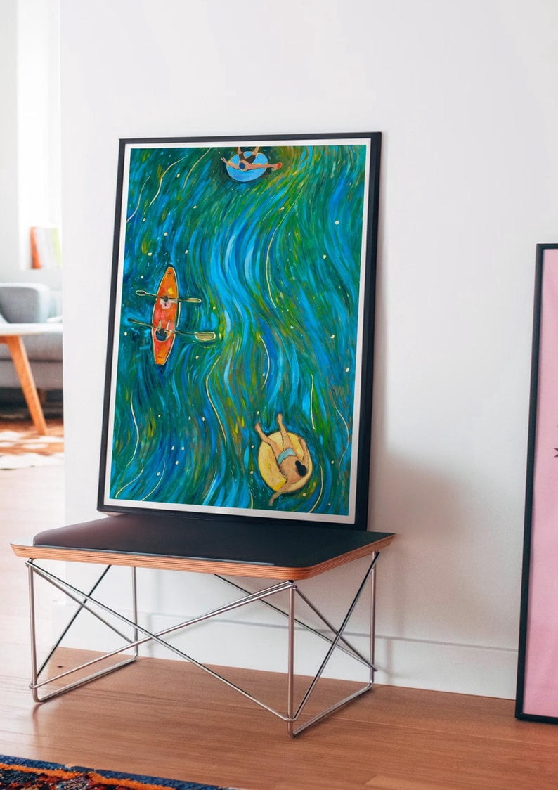 Kna Prints - 1 Pc Poster Guest Artist San Marcos River Art Print ...