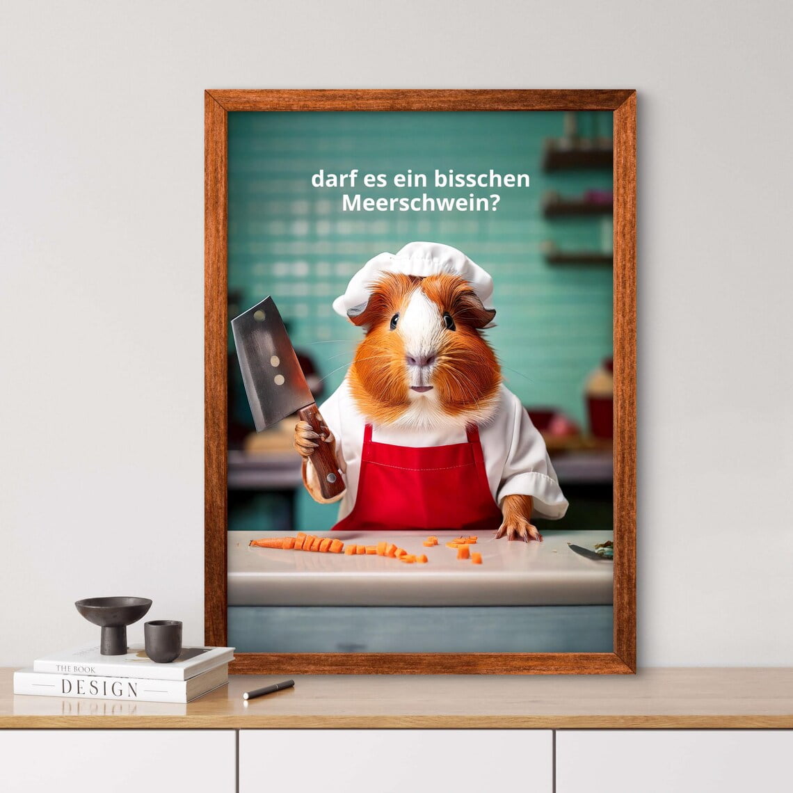 Kna Prints - 1 Pc Poster Guinea Pig, Ai Generated, Fny Saying , Animal ...