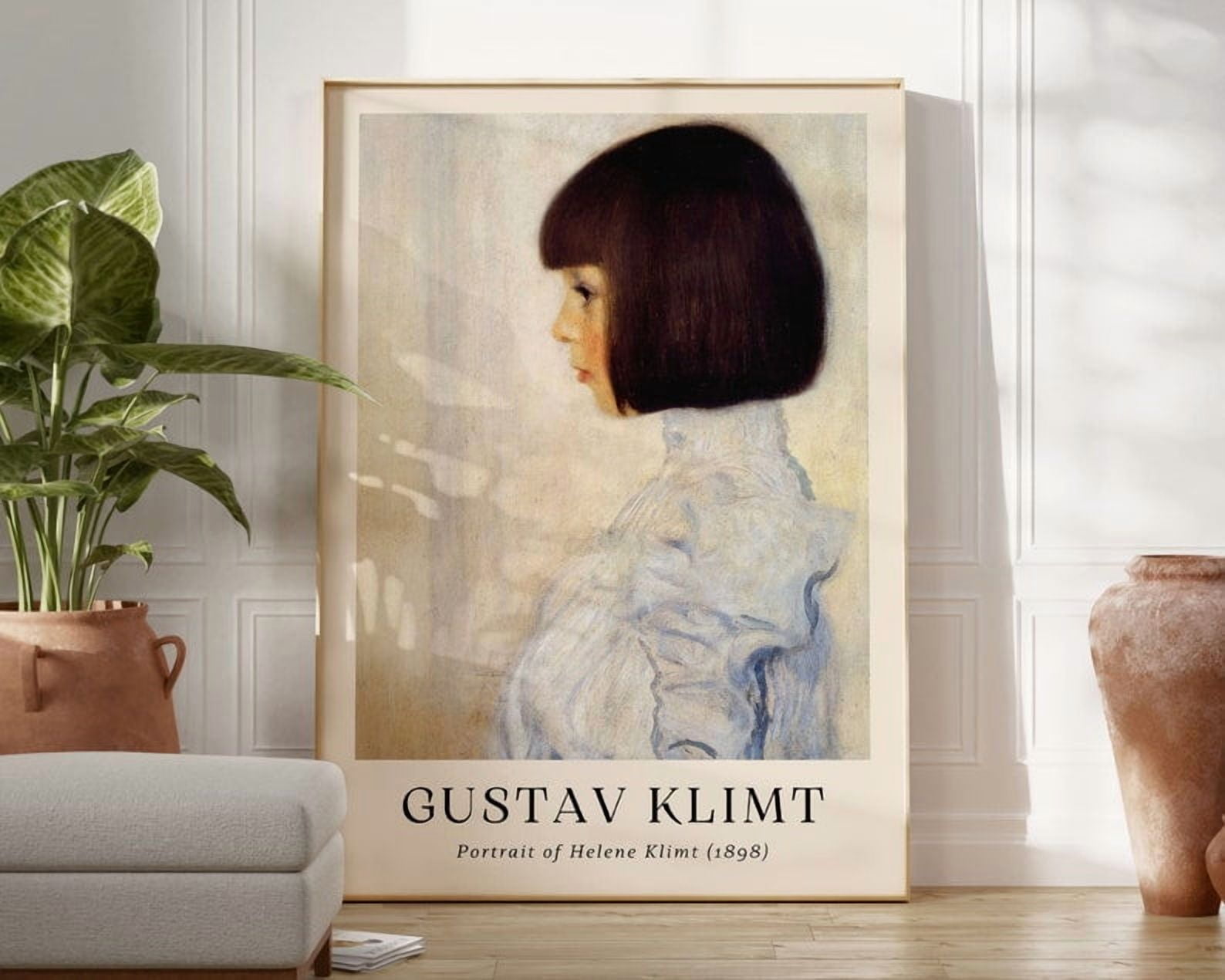 Kna Prints - 1 Pc Poster Gustav Klimt Print, Portrait Of Helene Klimt ...
