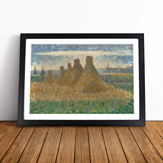 Kna Prints - 1 Pc Poster Haystacks By Georges Seurat Wall Poster Decor ...