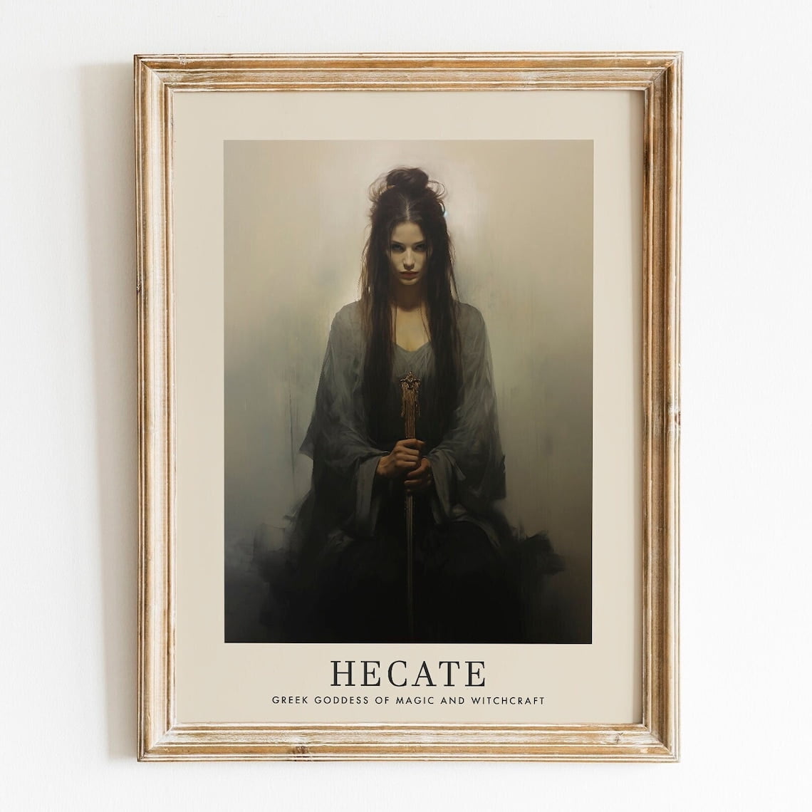 Kna Prints - 1 Pc Poster Hecate Art Print, Greek Goddess Of Magic And ...