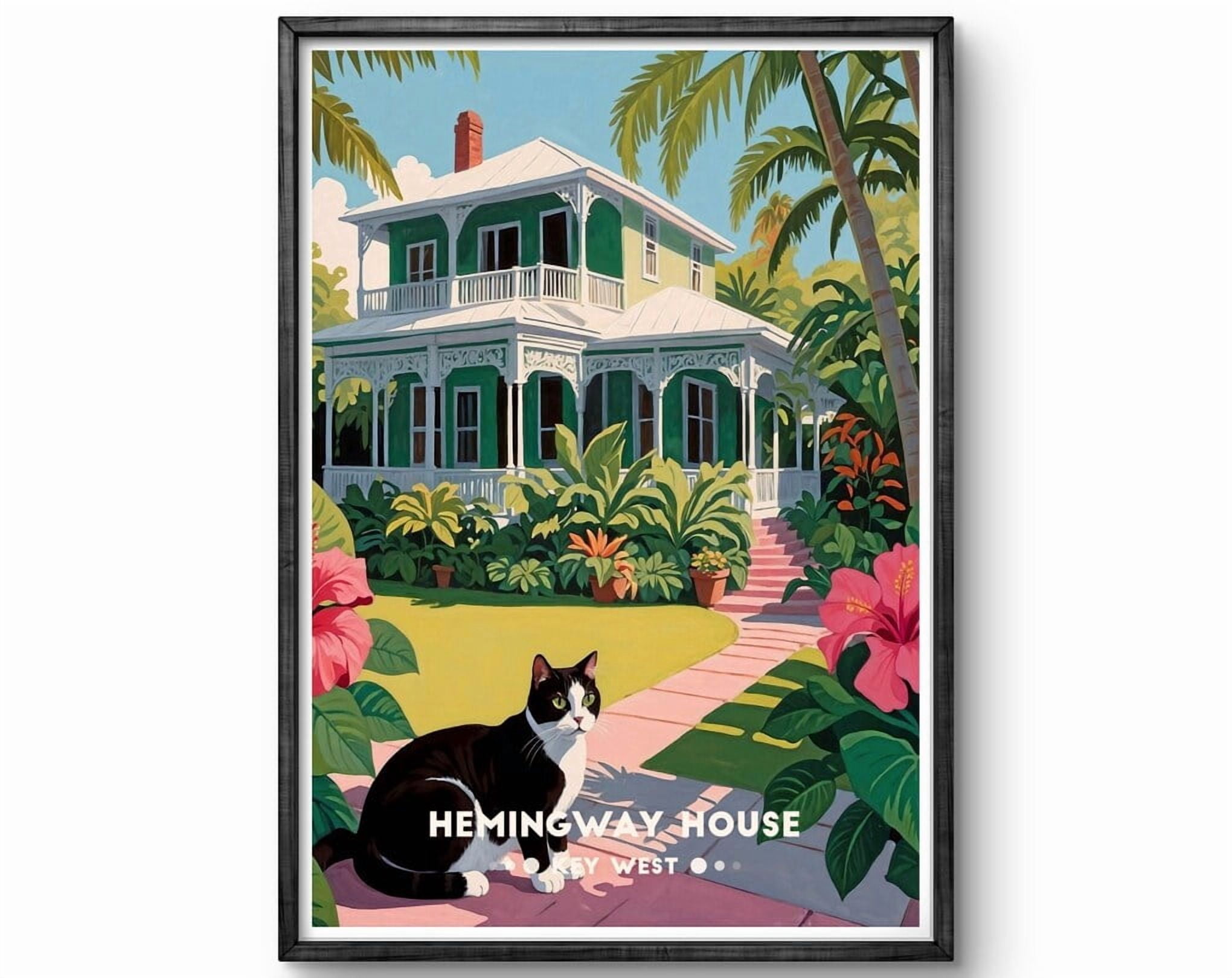 Kna Prints - 1 Pc Poster Hemingway House Key West Vintage Iconic ...