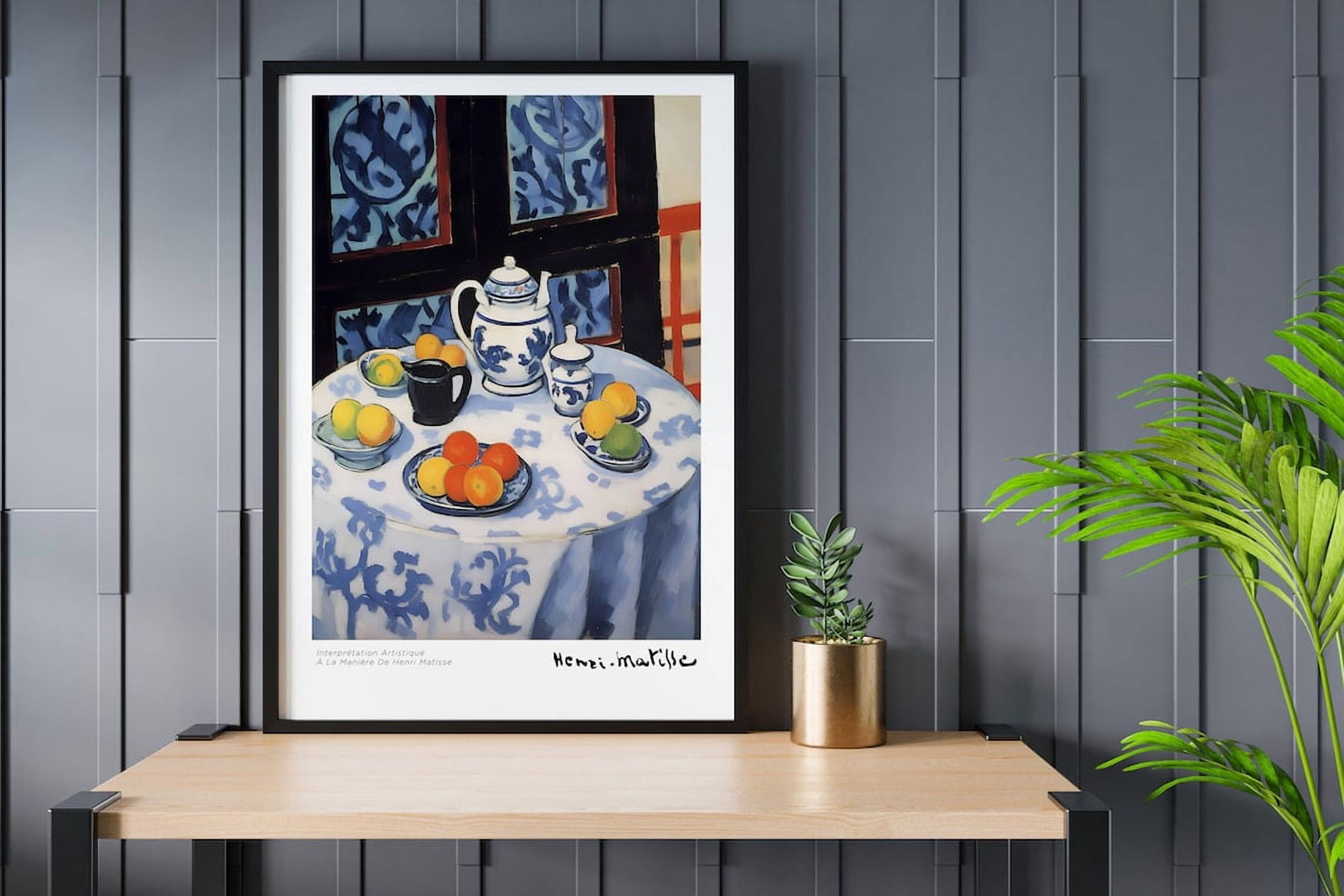 Kna Prints - 1 Pc Poster Henri Matisse Afternoon Tea Print Artist ...