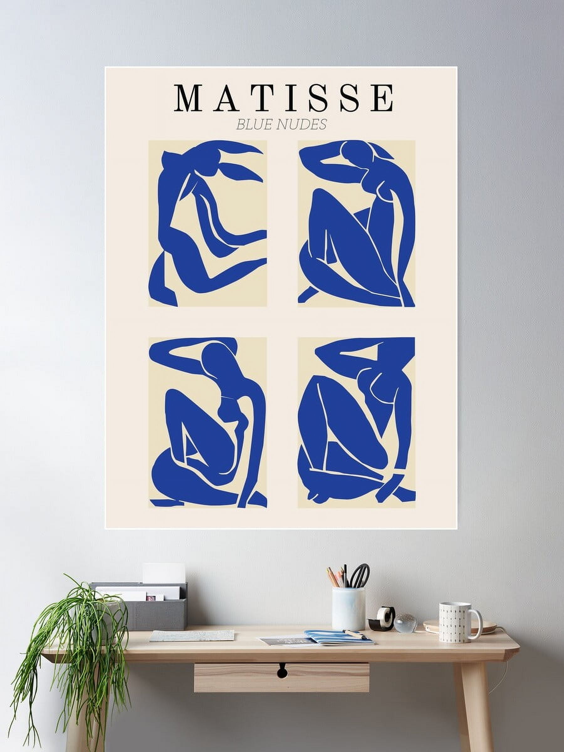 Kna Prints - 1 Pc Poster Henri Matisse Blue Nudes Papiers Dcoups, UNFRAMED-12x18 - Walmart.com