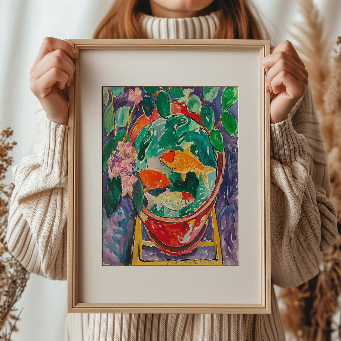 Kna Prints - 1 Pc Poster Henri Matisse Goldfish Print Vibrant Fauvism ...