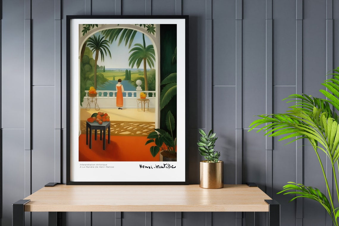 Kna Prints - 1 Pc Poster Henri Matisse Landscape Print Artist Inspired ...