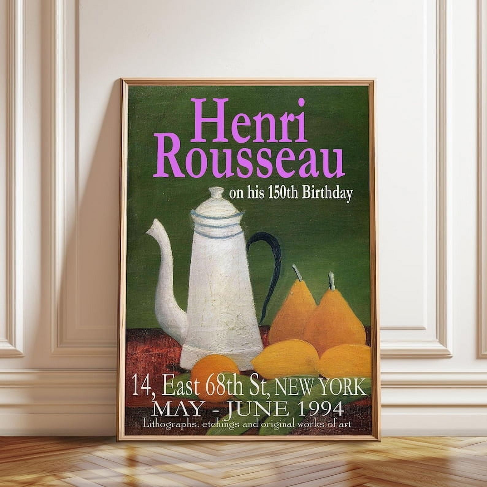 Kna Prints - 1 Pc Poster Henri Rousseau Exhibition Print 1994 New York ...