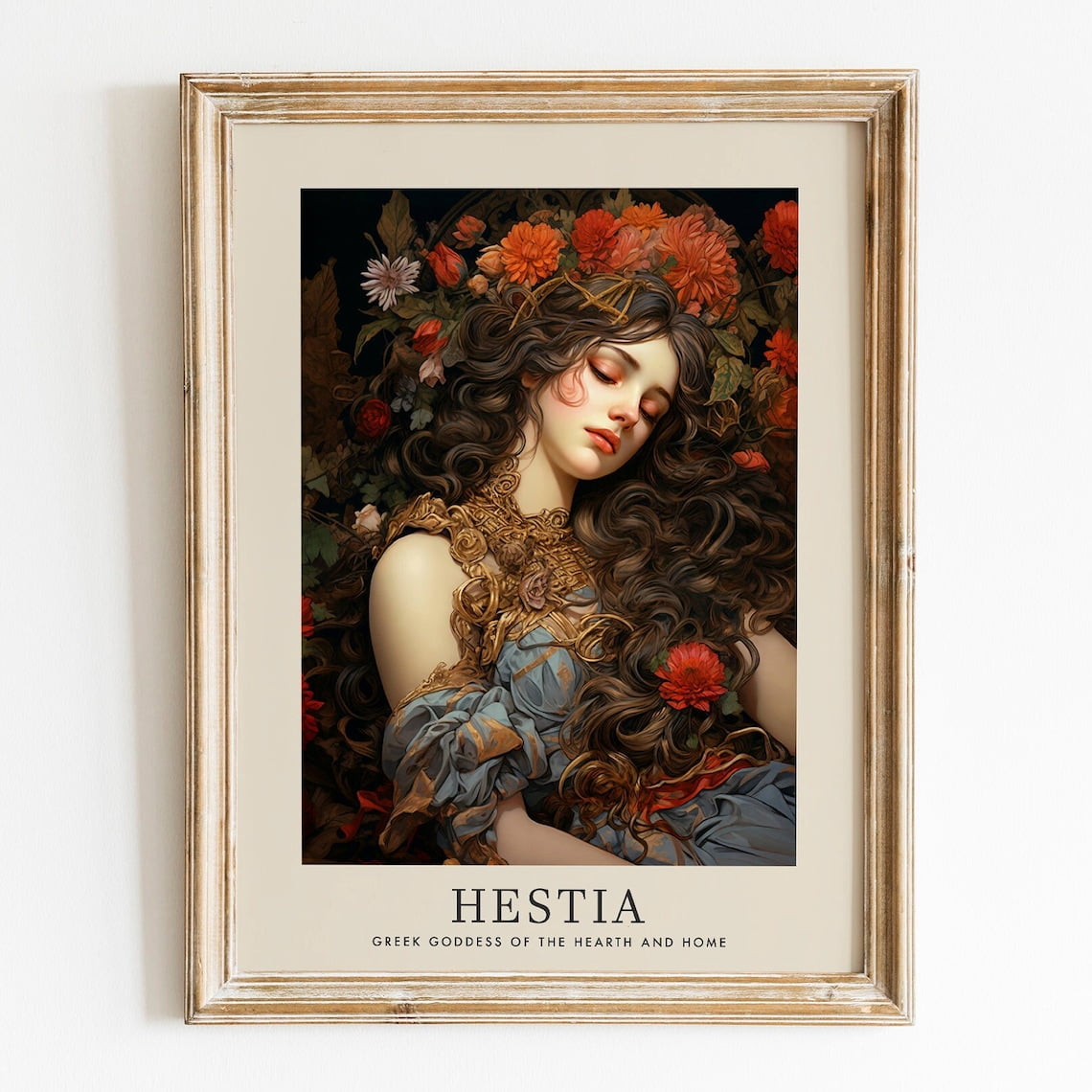 Kna Prints - 1 Pc Poster Hestia Greek Goddess Of The Hearth And Home ...