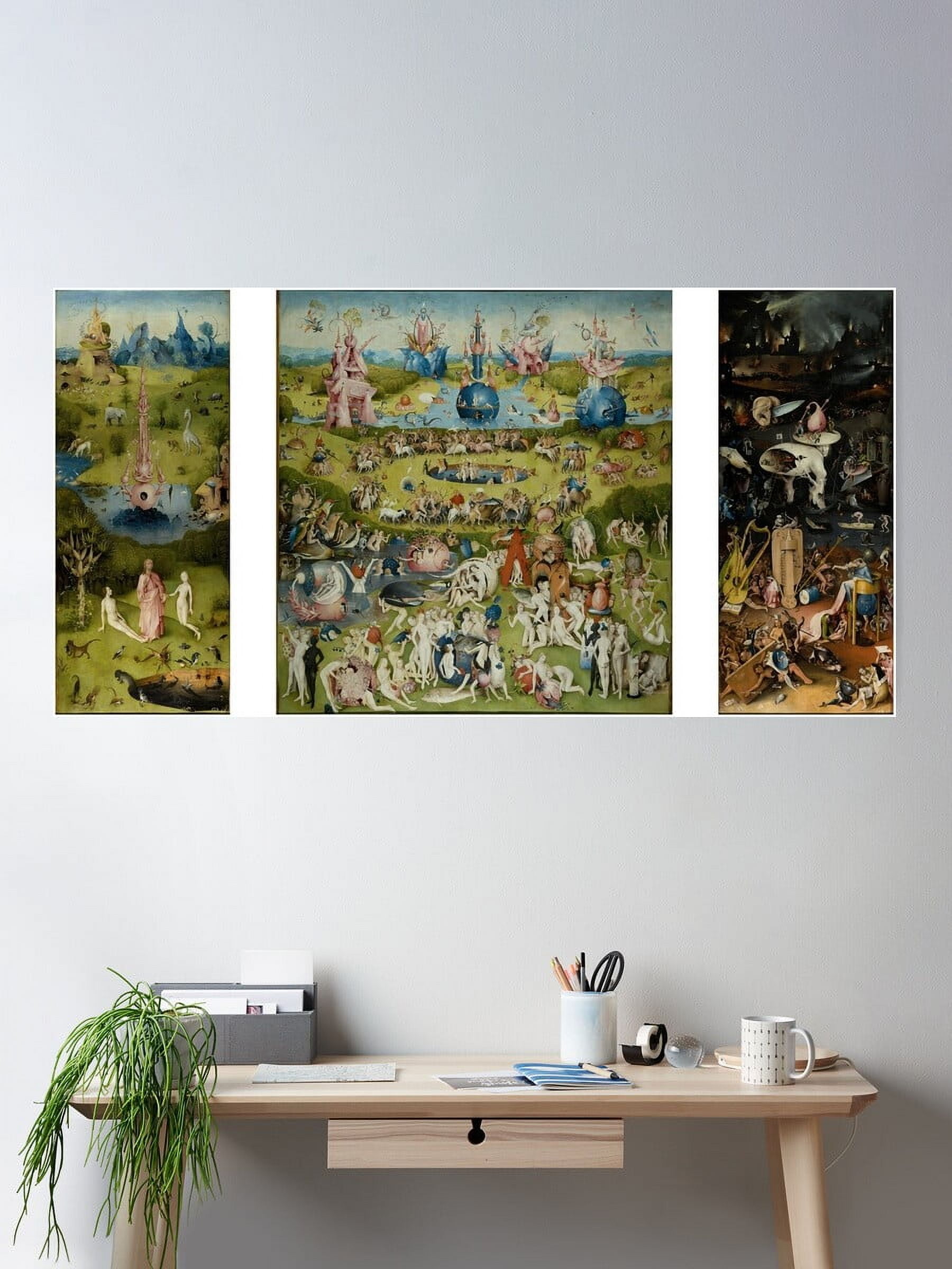 Kna Prints - 1 Pc Poster Hieronymous Bosch, A Garden Of Earthly ...