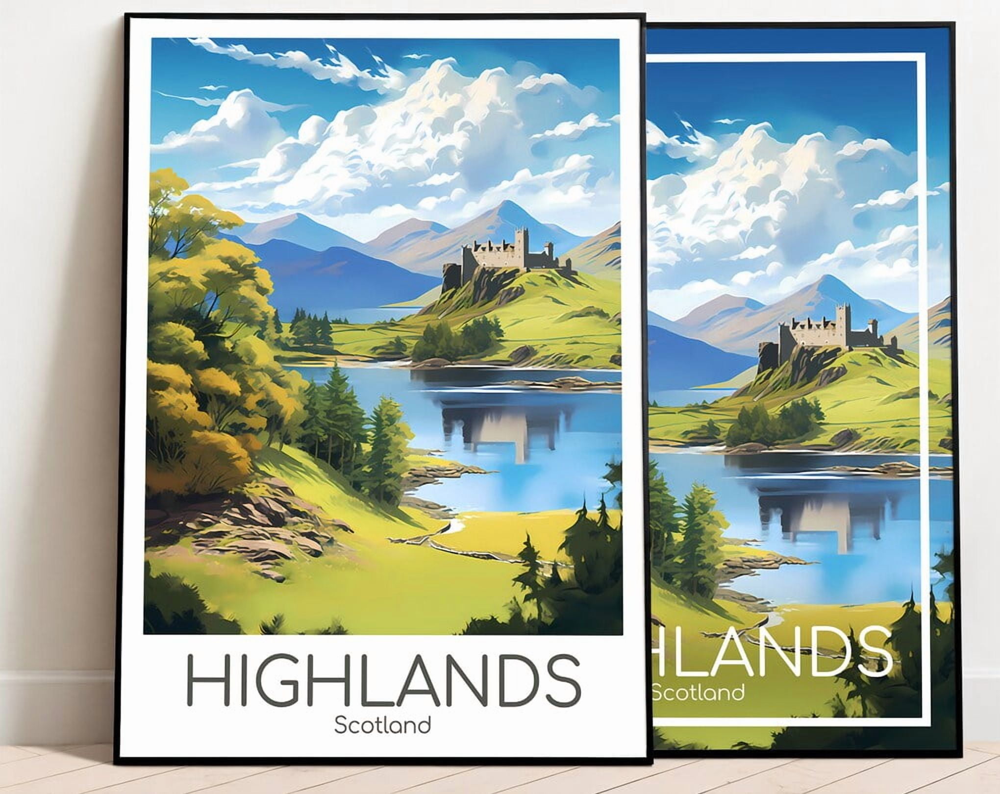 Kna Prints - 1 Pc Poster Highlands Travel Summer Highlands Summer ...