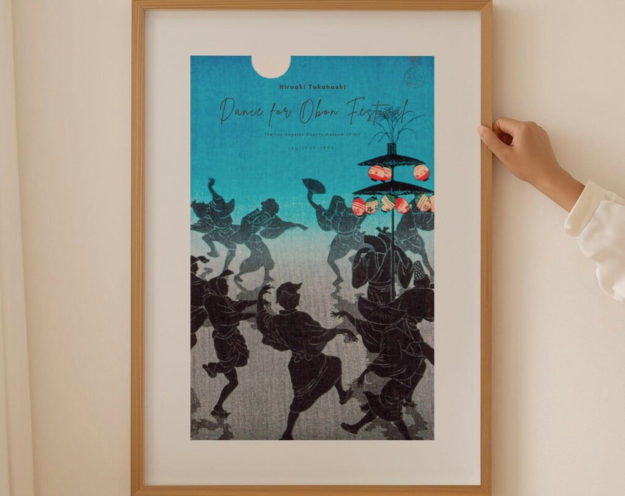 Kna Prints - 1 Pc Poster Hiroaki Takahashi Minimalist Woodblock Dance ...