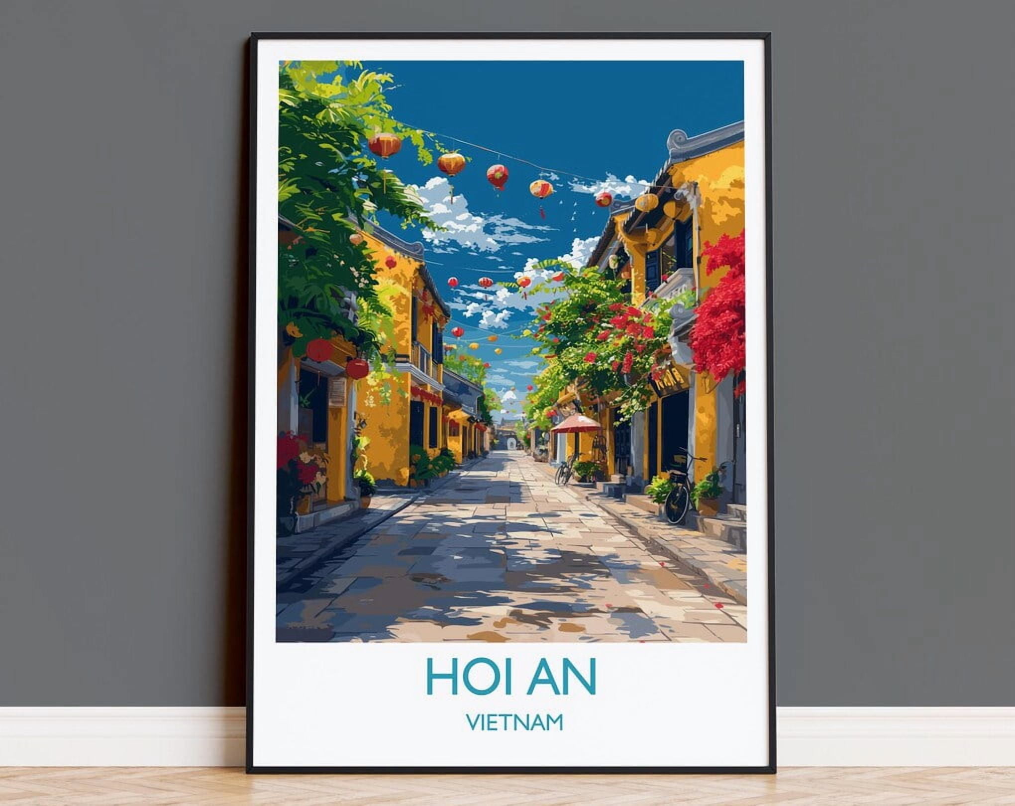 Kna Prints - 1 Pc Poster Hoi An Travel Print, Travel Of Hoi An, Vietnam ...