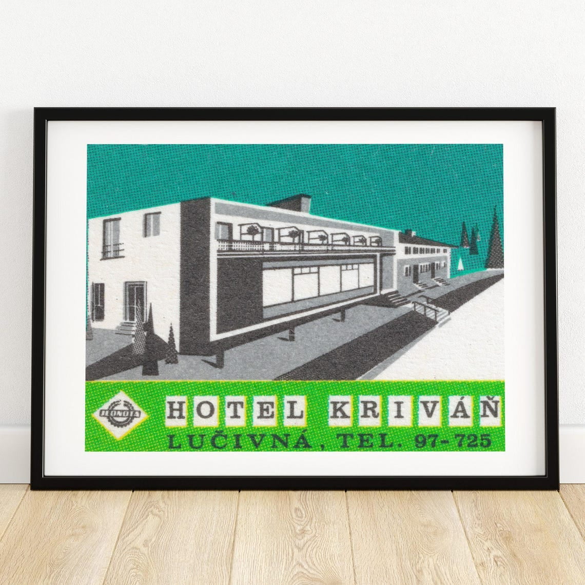 Kna Prints - 1 Pc Poster Hotel Krivan Matchbox Print Aesthetic Wall Art ...