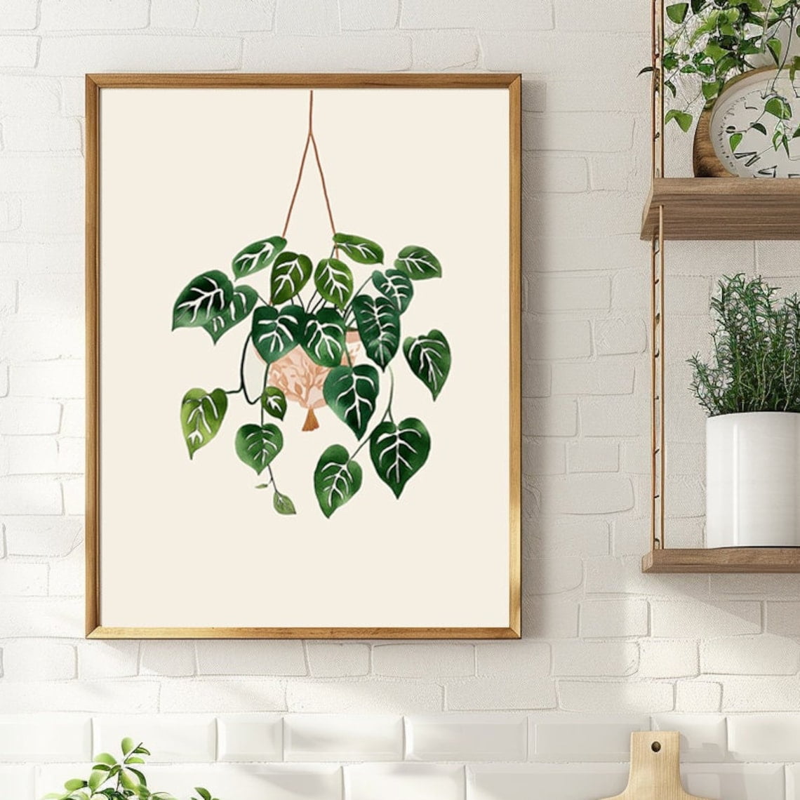 Kna Prints - 1 Pc Poster House Plant Art Print, Indoor Greenery Wall Decor, Botanical Hanging ...