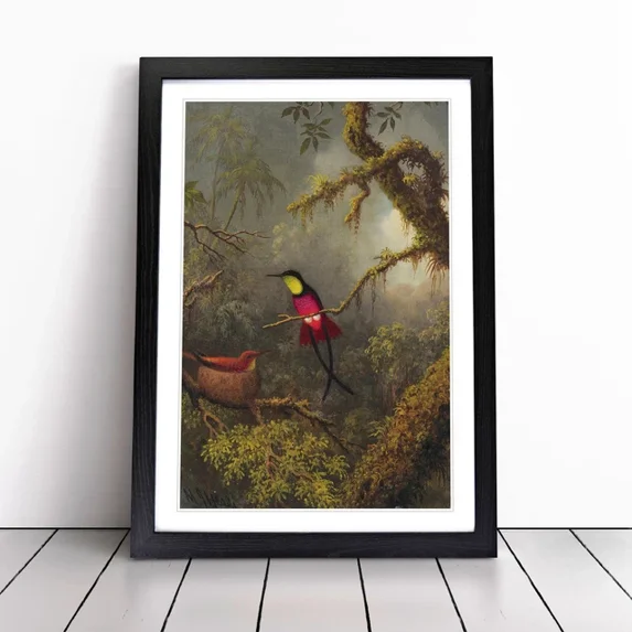 Kna Prints - 1 Pc Poster Hummingbird By Martin Johnson Heade Wall ...