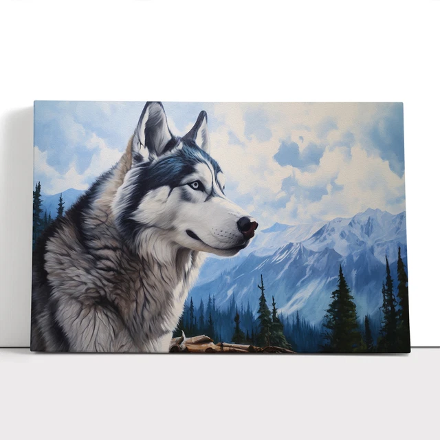 Kna Prints - 1 Pc Poster Husky Dog Photograph 8K Wall Art Poster Home ...