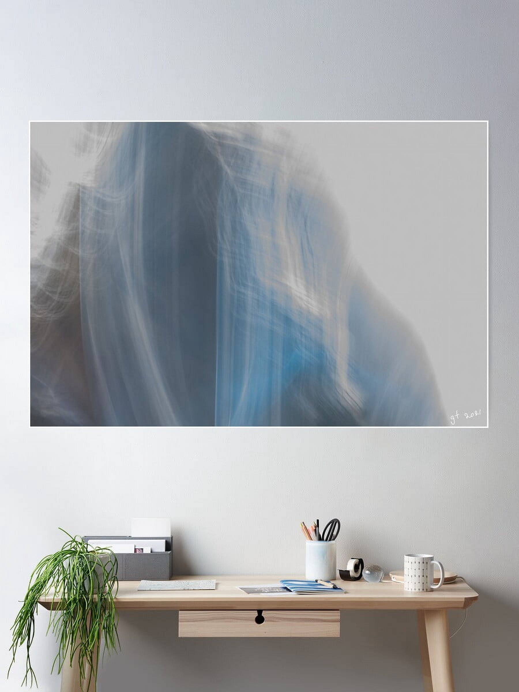 Kna Prints - 1 Pc Poster I Am A Shadow Because I Am Blue., UNFRAMED ...