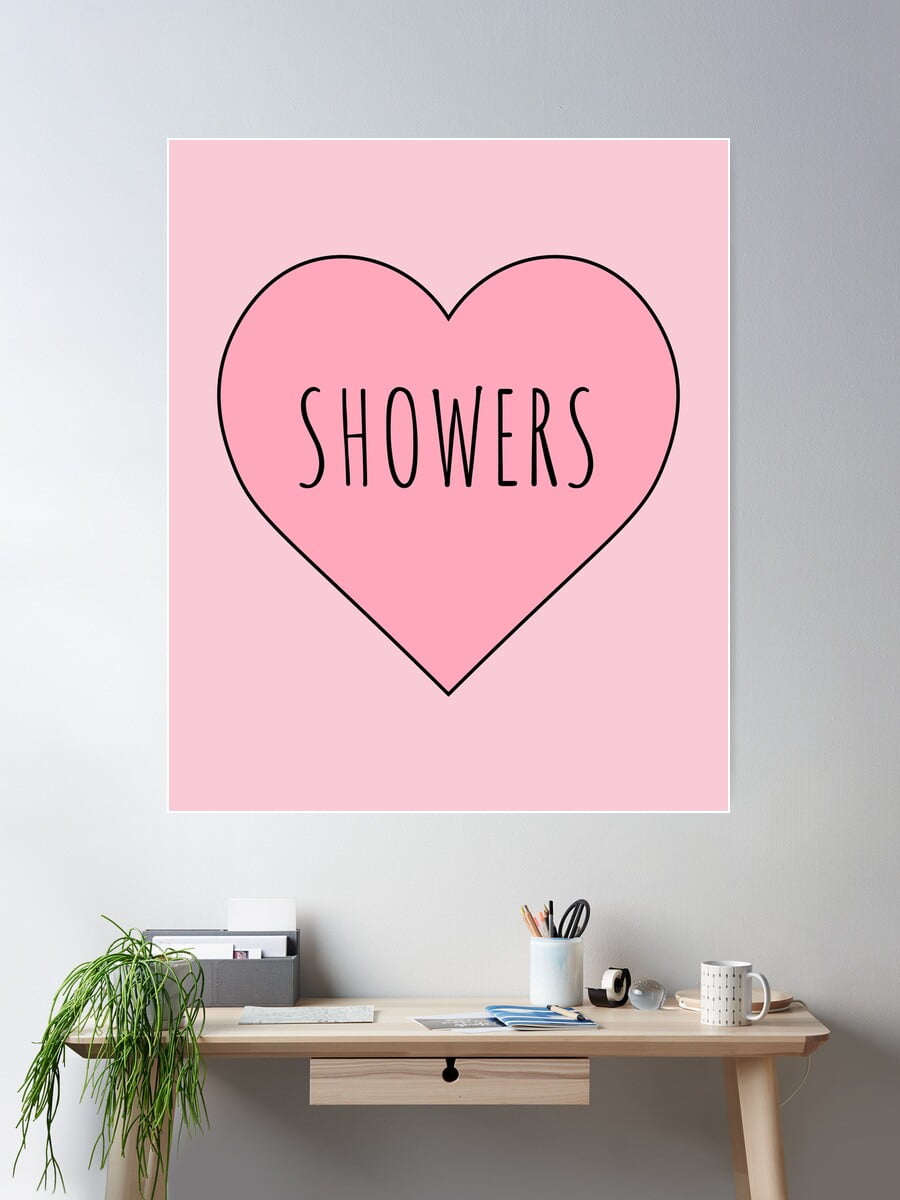 Kna Prints - 1 Pc Poster I Love Showers, UNFRAMED-24x36 - Walmart.com