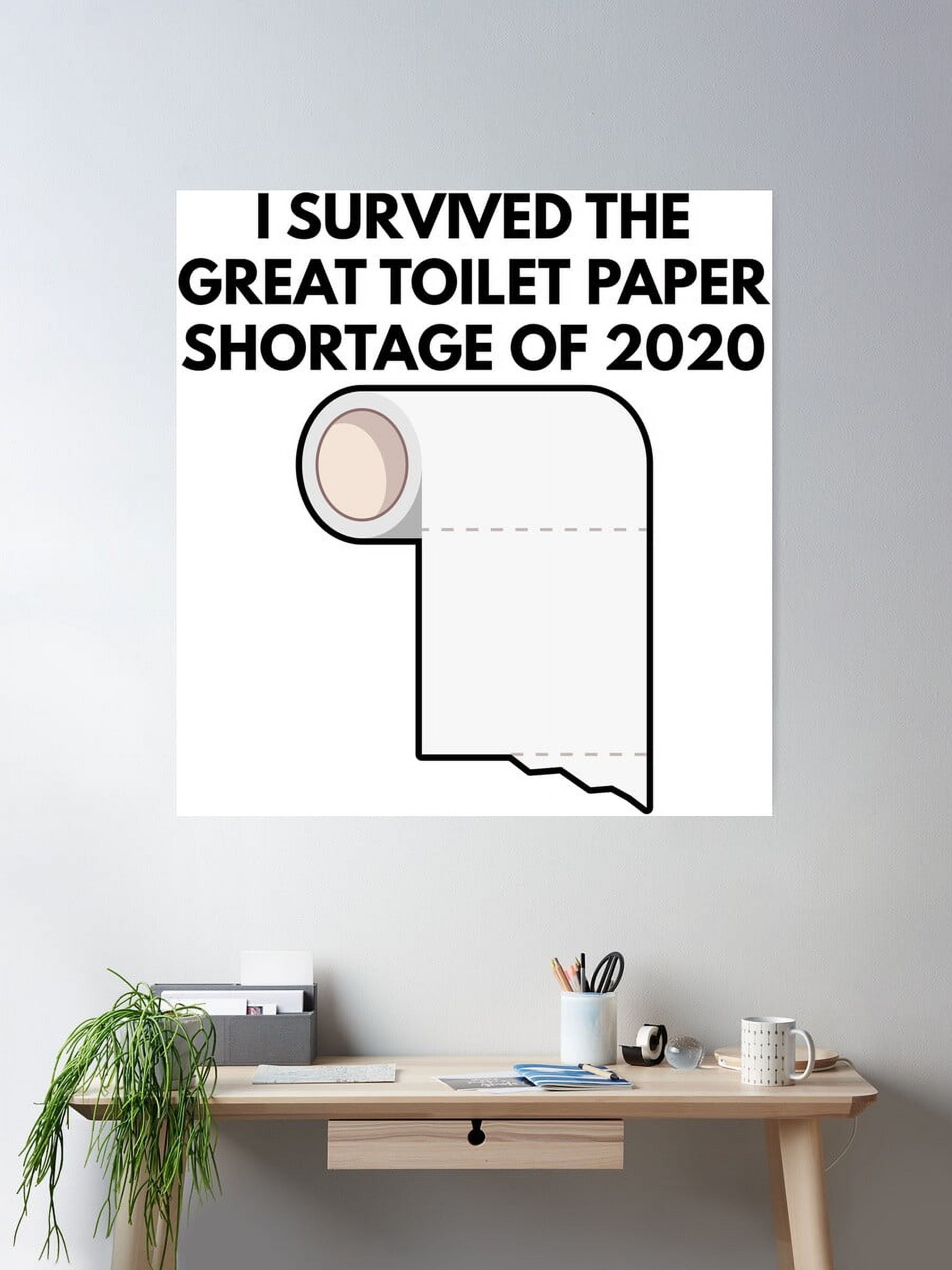 Kna Prints - 1 Pc Poster I Survived The Great Toilet Paper Shortage Of ...