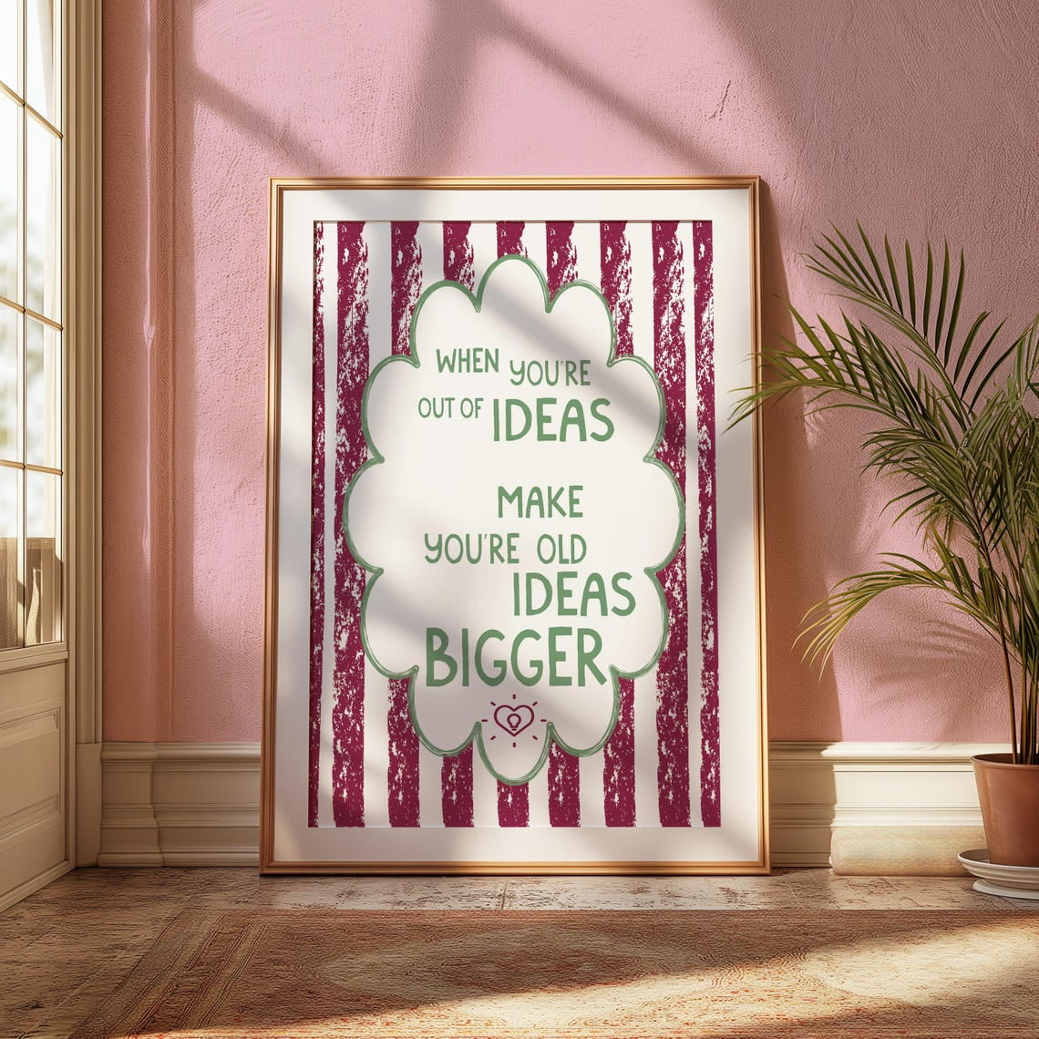 Kna Prints - 1 Pc Poster Out Of Ideas Art Print Poser, Office ...