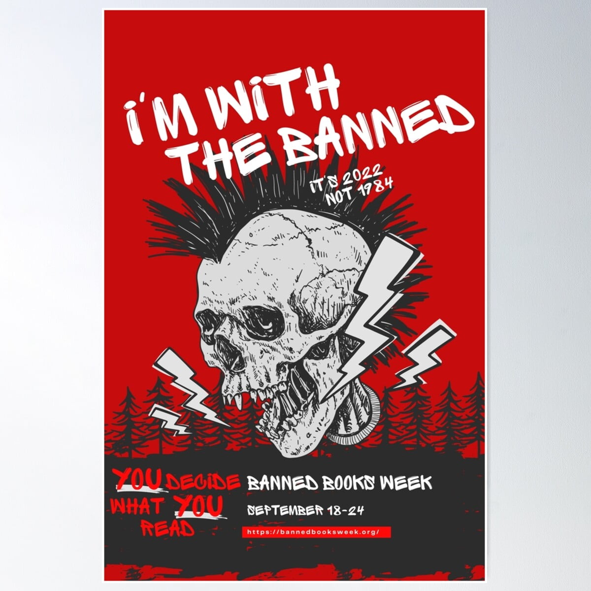 Kna Prints - 1 Pc Poster Im With The Banned V1 (Banned Books Week ...