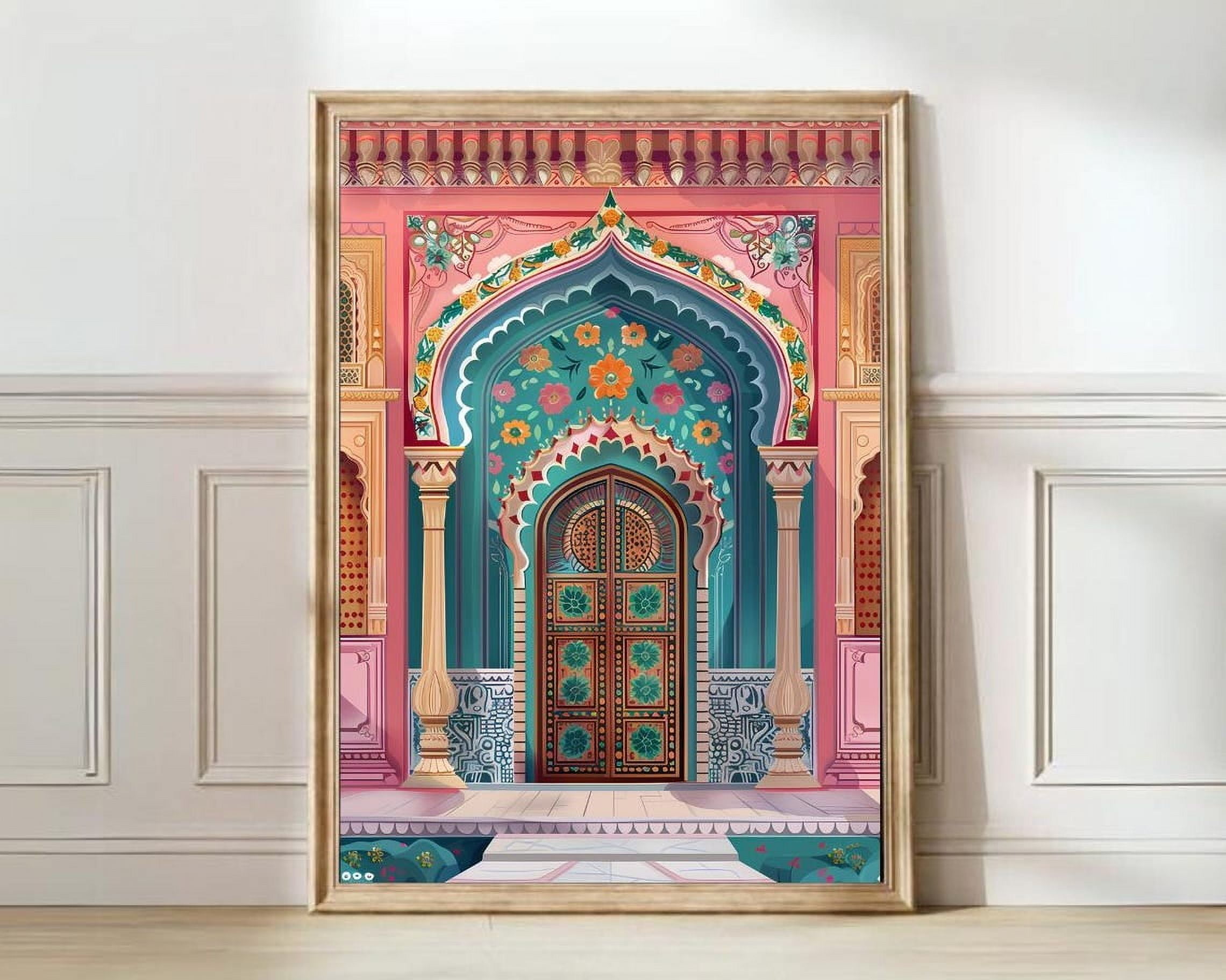 Kna Prints - 1 Pc Poster India Print India Illustration Jaipur Print ...