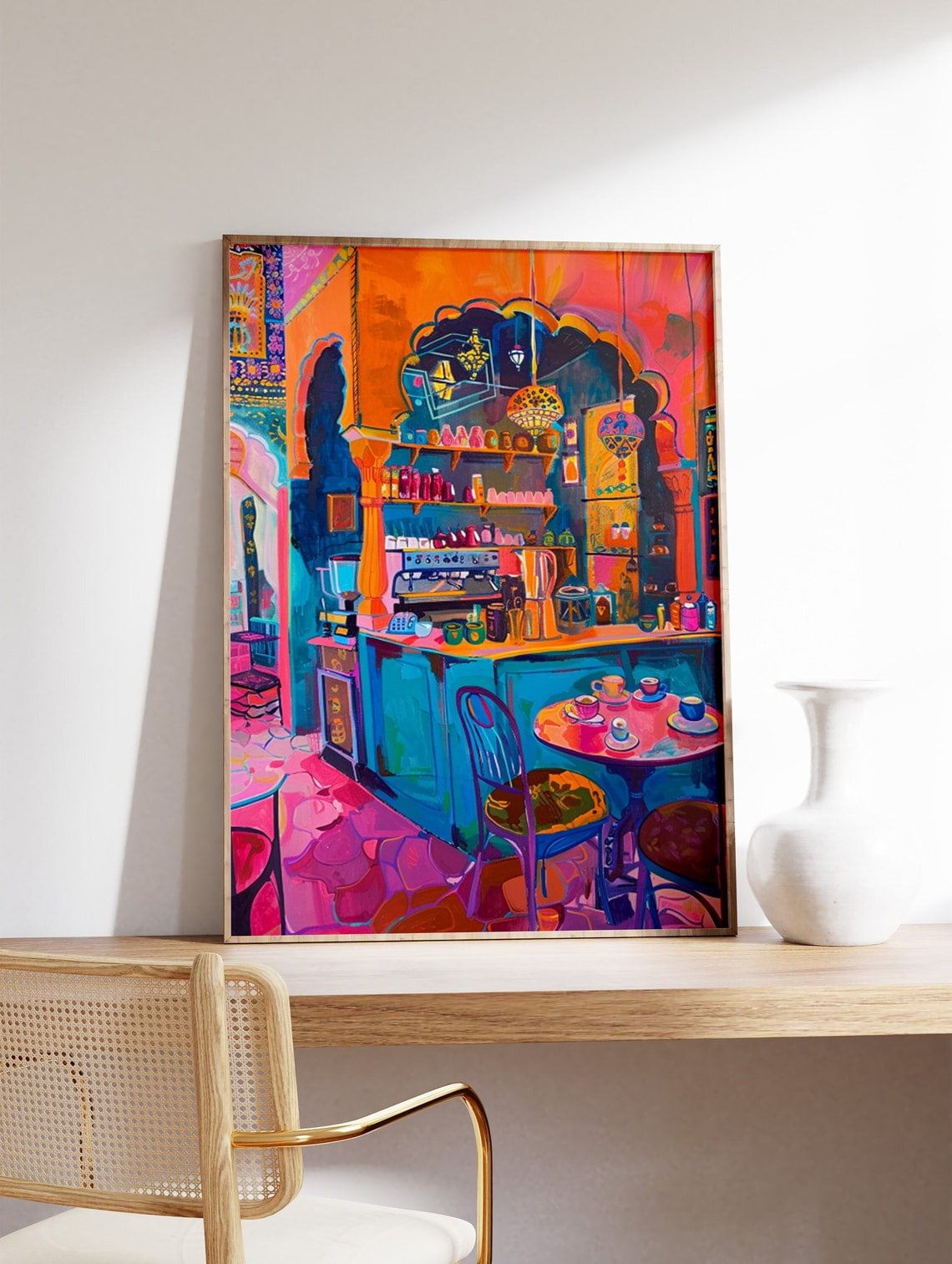 Kna Prints - 1 Pc Poster Indian Cafe Print, Traditonal Indian Art, Food ...