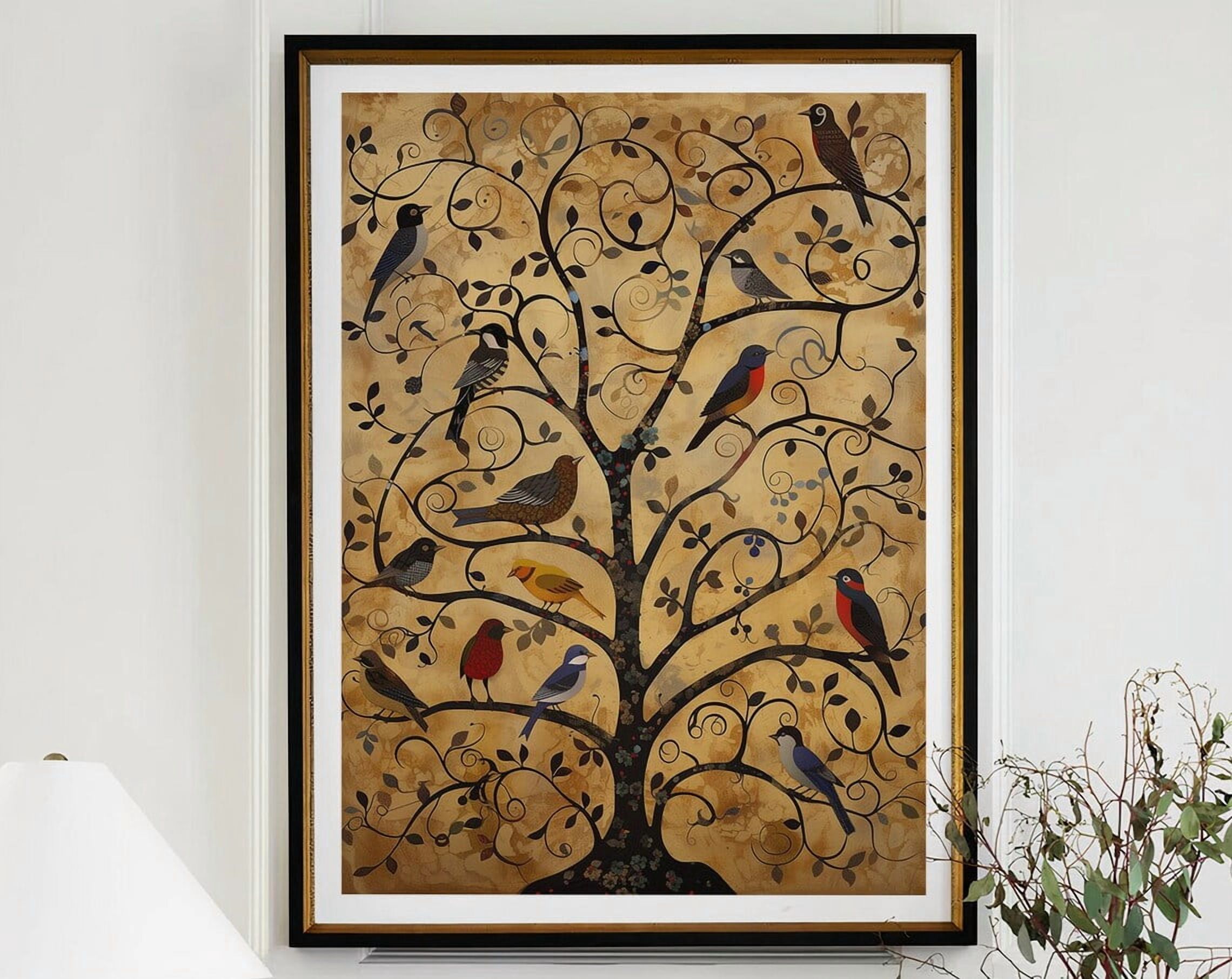 Kna Prints - 1 Pc Poster Indian Floral Art Print Vintage Cultural Asian ...