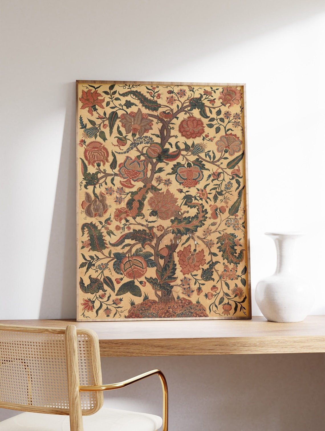 Kna Prints - 1 Pc Poster Indian Floral Exhibition Art , Indian Art ...