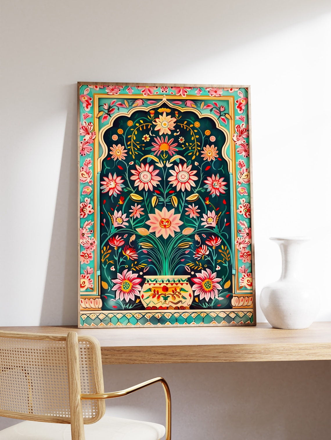 Kna Prints - 1 Pc Poster Indian Print, Traditional Indian , Pichwai Art ...