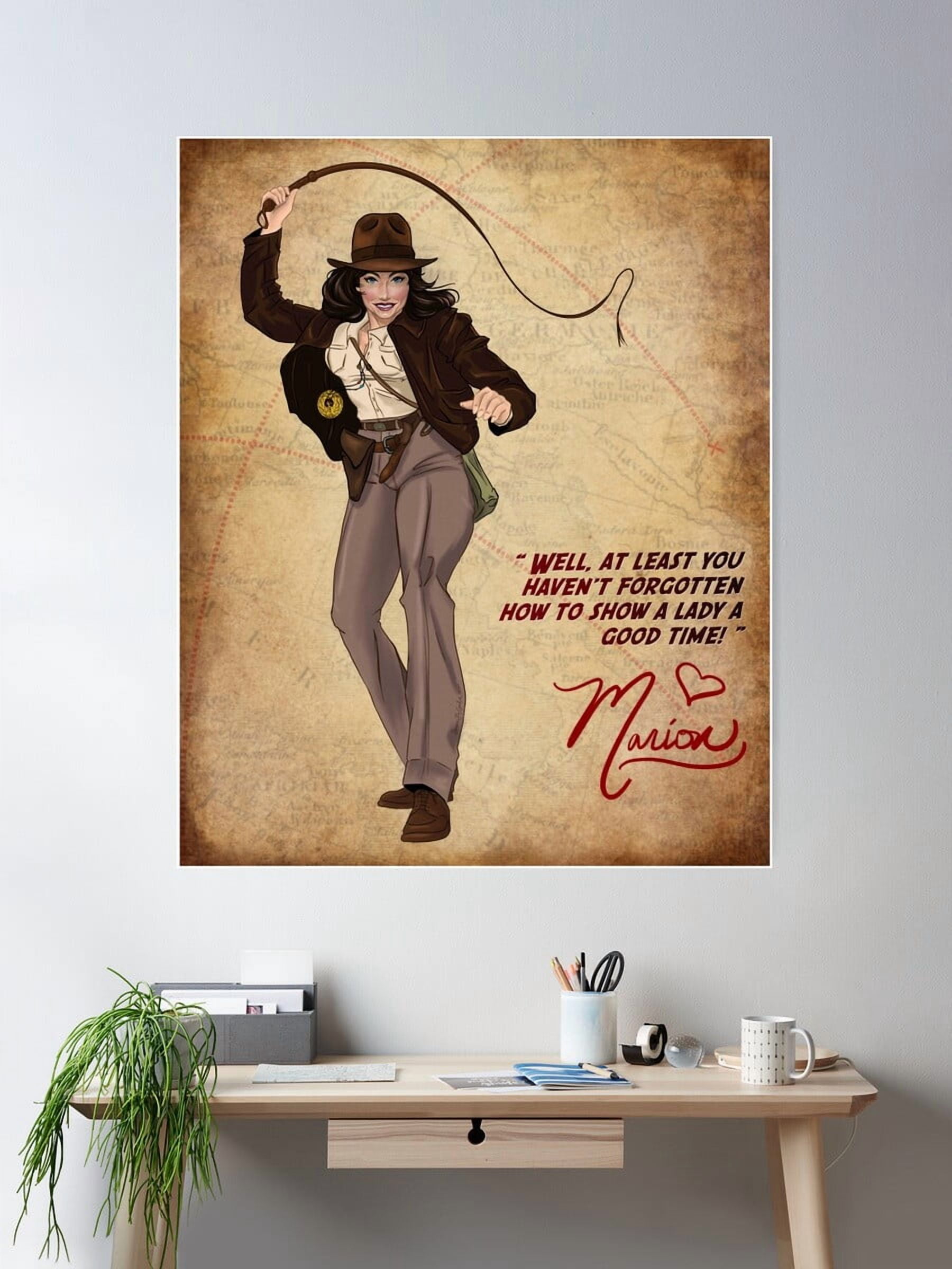 Kna Prints - 1 Pc Poster Indy Marion, UNFRAMED-8x12 - Walmart.com