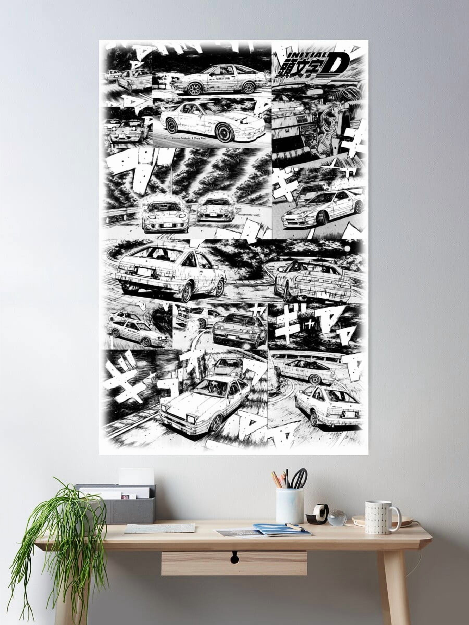 Kna Prints - 1 Pc Poster Initial D Manga, UNFRAMED-8x12 - Walmart.com