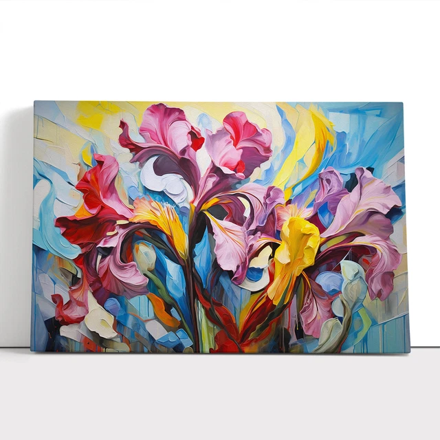 Kna Prints - 1 Pc Poster Iris Flower Dadaism Wall Art Poster Home Decor ...